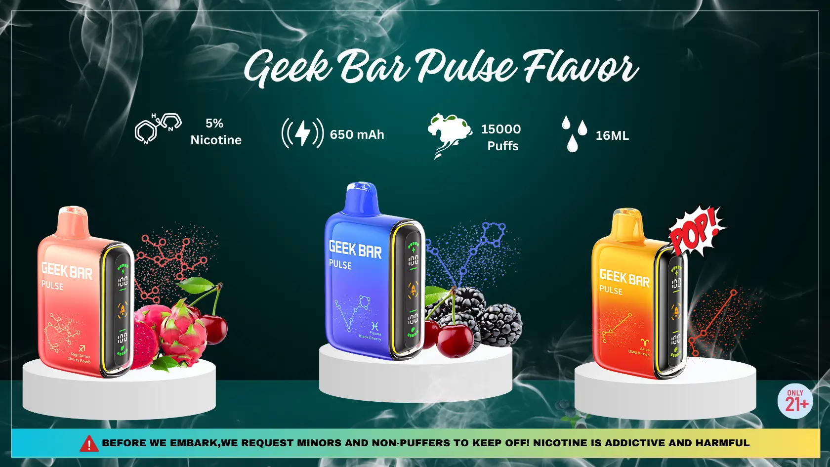 Geek Bar Pulse: Sleek Design, Bold Flavors, Smooth Hits